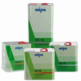 Mipa CC12 Clearcoat Kit inc HS10/HS25/HS35 Hardener - 7.5 Litre Kit